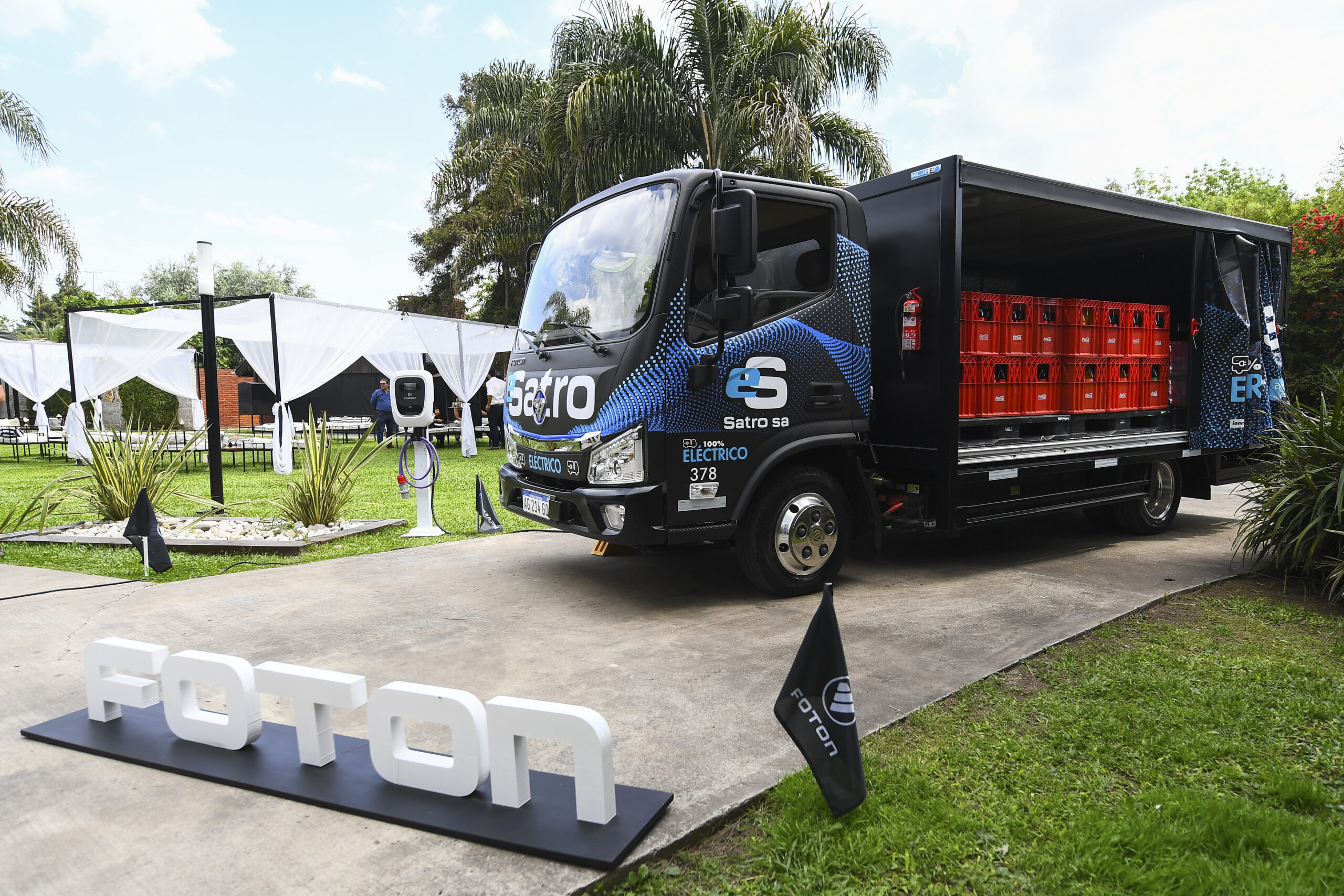 Foton entregó en el país su primer camión eléctrico